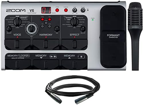Amazon.com: Zoom V6-SP Multi-Effects Vocal Processor Pedal with SGV-6 ...
