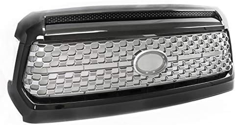 Amazon.com: RainMan S Black Front Grille & Hood Bulge Molding Set ...