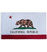 Amazon.com : FRF FLAG New California Flag 3x5 Feet, Double Side New ...