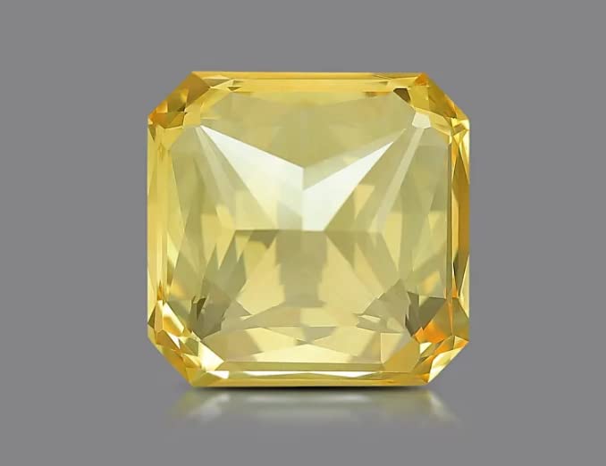 Buy Venus Gems Gallery Non Treated Yellow Sapphire Stone 7 Carat ...