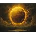 Amazon.com: Paint by Number, Solar Eclipse Safari, Adult Crafts Adults ...