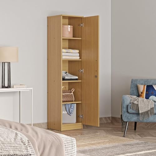 eTerior | Engineering Wooden Wardrobe Almirah for Cloth with 1 Doors ...