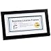 Amazon.com: Creative Picture Frames 5.5” x 10.5” Black Business License ...