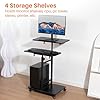 Amazon.com: Hovadova Mobile Laptop Stand Desk, Standing or Sitting ...