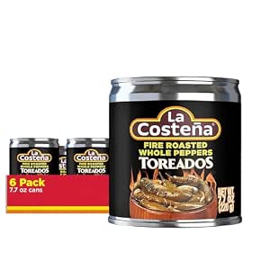 Amazon.com : La Costeña Whole Serrano Pepper Toreado - Fire Roasted ...