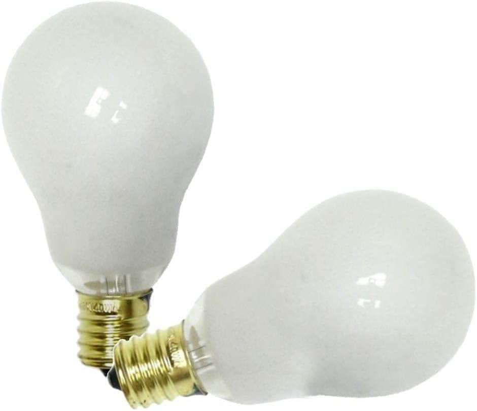 GE Lighting 44414 40 Watt White Vanity Globe Light Bulbs 2 Count ...