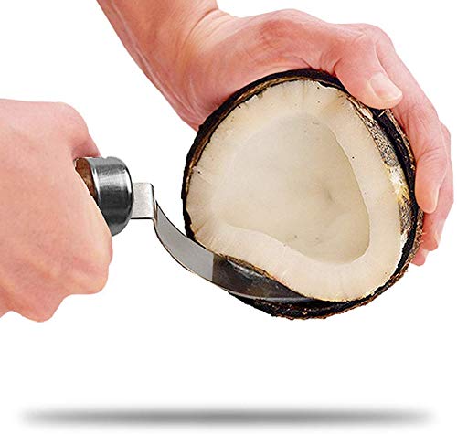 Bhaguji Coconut Shell Removal Knife Opener Tool Stainless Steel Coconut ...