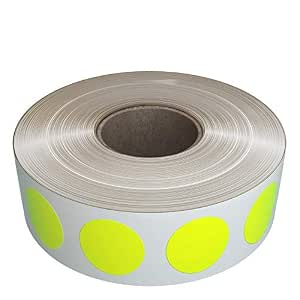 Royal Green Colored dot Sticker Round 3/4" - Labels roll Stickers in ...