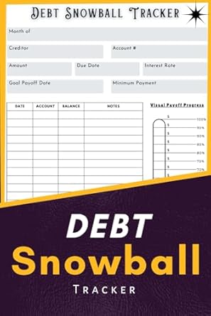 Amazon.com: Debt Snowball Tracker: Take Control of Your Finances and ...