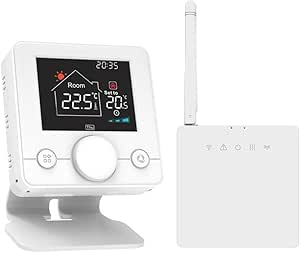 Smart Thermostat, Programmable WiFi Smart Thermostat for Gas/Water ...