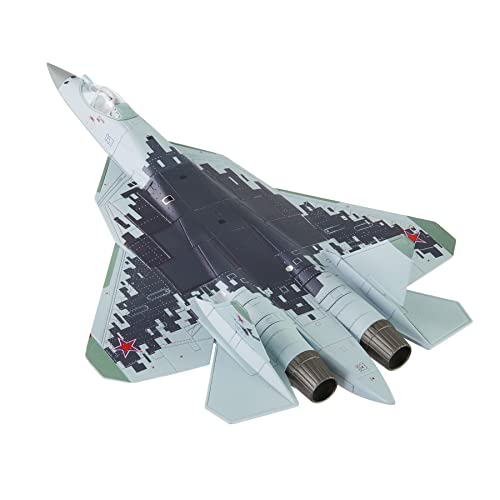 HANGOU 1/100 SU-57 Model Fighter Jet Plane Model Alloy Diecast Model ...