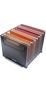 Amazon.com : SETTFRFE Letter Size Hanging File Folder Organizer,Metal ...