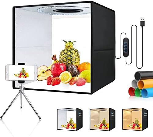 MOLOR 15.75"/40cm Portable Photo Studio Light Box,Foldable Photography ...