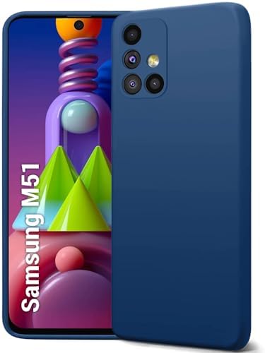 TheGiftKart Liquid Silicone Back Cover Case for Samsung Galaxy M51 ...