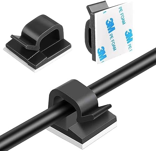 Amazon.com: 5/8" Adhesive Cable Clips - 50 Pcs Wire Holder Organizer ...