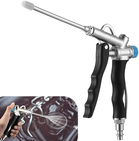 Dunkive 2 Way Adjustable Air Blow Gun, High Flow Extension Nozzle, 150 ...
