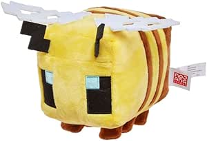 Mattel Minecraft HBN41 Official 6-Inch Bee Character Plush Toy : Amazon ...