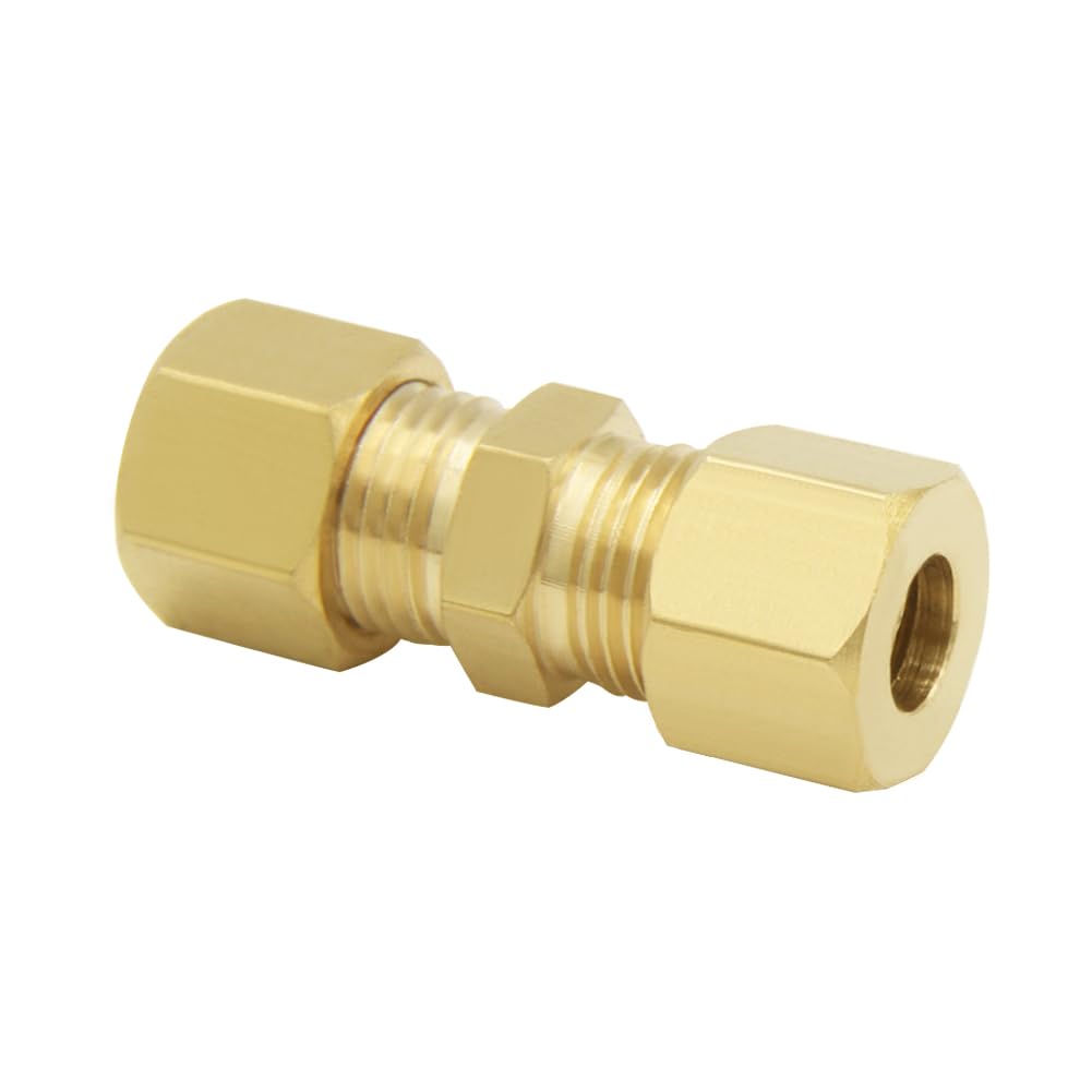 1 4 Brass Compression Fittings 1/4 Inch Compression Fitting 5 Pack