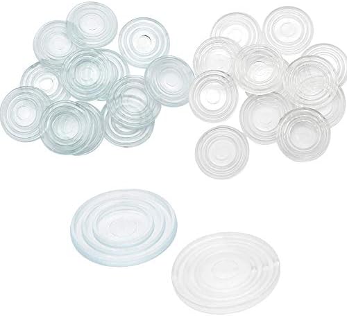 Baven 60 Pcs Glass Table Top Anti Slip Pads, Table Top Buffer Rubber ...