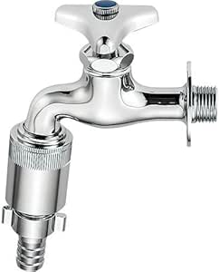 Amazon | 三栄水栓[SANEI] カップリング横水栓【Y30VB-13】 | 屋外水栓