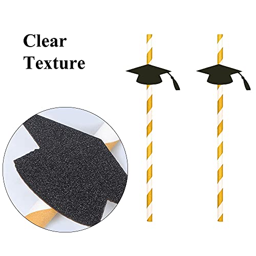 14 Pcs Graduation Straws Grad Party Drinking Straws Drink Straws for ...