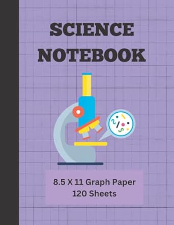 Science Notebook - Lavender: Graph Paper 8.5 x 11" 120 pages: Press ...