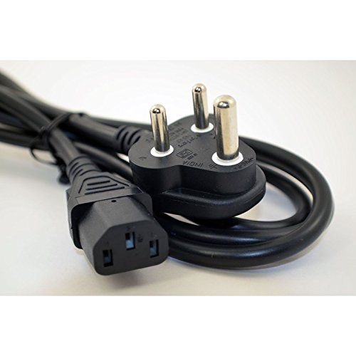 Fidelis 1.5m IEC Mains Power Cable India Plug Kettle Lead Cord For ...