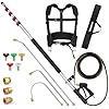 Amazon.com : 24 FT Pressure Washer Extension Wand with Telescoping Pole ...