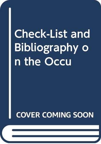 Amazon.in: Buy Check-List and Bibliography on the Occu Book Online at ...