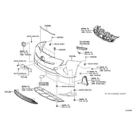 Toyota Front End Parts Diagram