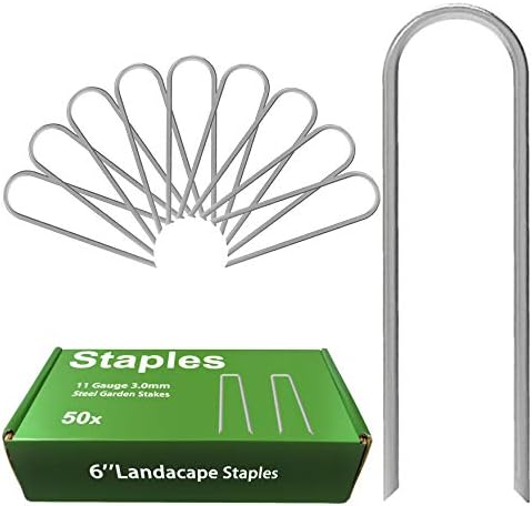 Amazon.com : Tandefio 100 Pack Drip Irrigation Tubing Stakes 6 Inch ...