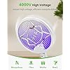 Amazon.com: Mosiller Electric Fly Swatter Racket, Foldable 2 in 1 Bug ...
