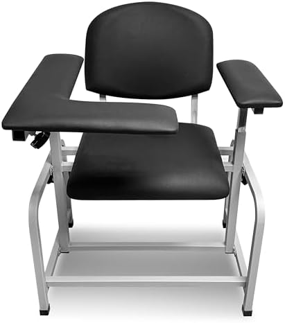 Amazon.com: Adjustable Phlebotomy Blood Draw Chair with Armrest ...