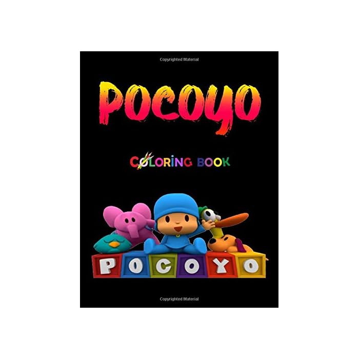 Buy Pocoyo coloring book: Pocoyo coloring book: +50 coloring pages for ...