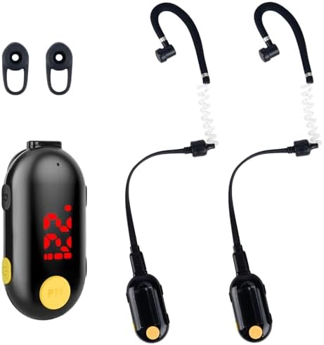 Amazon.com: Generic 2 Pack Mini Walkie Talkies Handsfree 2 Way Radio ...