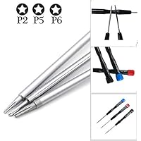 Precision Pentalobe Screwdriver Set P2 P5 P6 5-Point 5-Star 0.8 mm, 1.2 ...