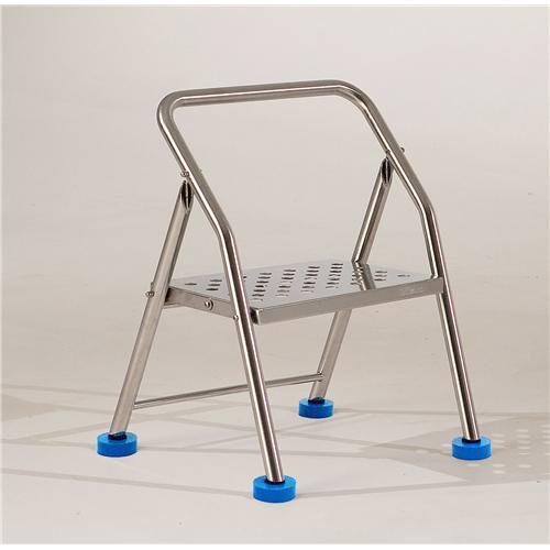Terra Universal 2805-82A BioSafe Folding Cleanroom Step Ladder, 3 Step ...