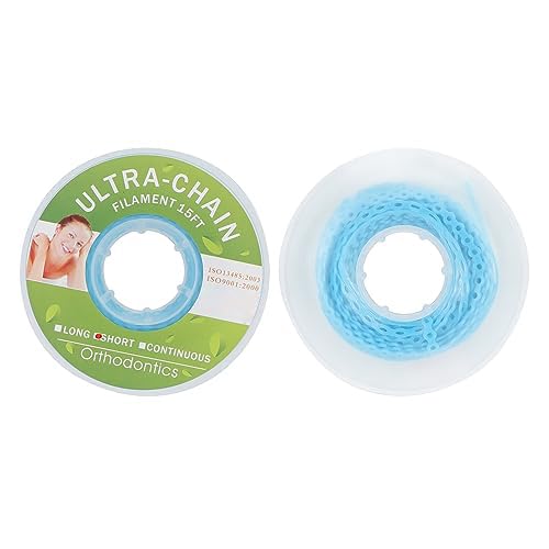 Amazon.com : ANNWAH Dental Colorful Orthodontic Braces Rubber Chains ...