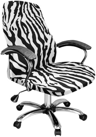 Amazon.com: Xorudoydet Zebra Stripe Print Computer Office Chair Cover ...