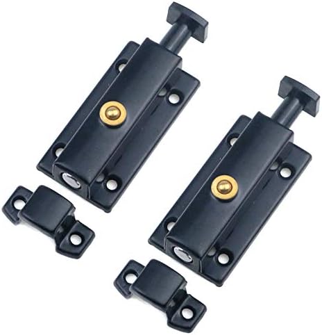 Amazon.com: Small Size Spring Loaded Latch Pin - Door Security Slide ...