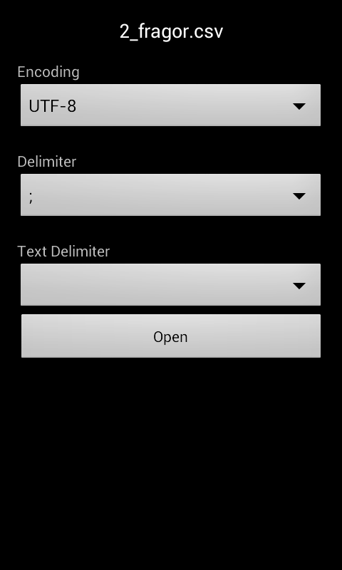 CSV Reader - App on Amazon Appstore