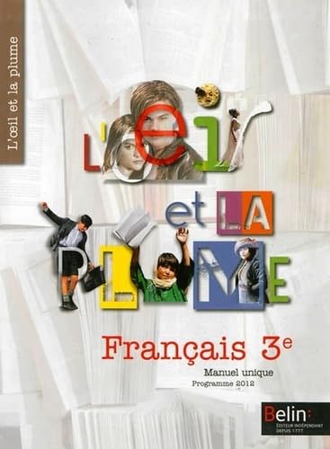 Amazon.com: l'oeil et la plume ; 3ème ; manuel de l'élève ...