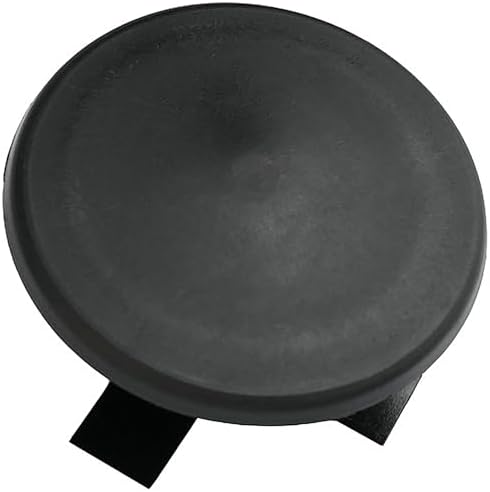 Deltech Manufacturing 4" Round Light Pole Top Cap- Black Plastic ...