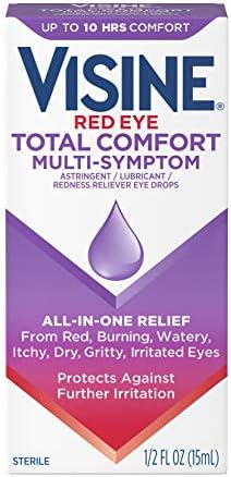 Amazon.com: Visine Red Eye Total Comfort Multi-Symptom Eye Drops, 0.5 ...