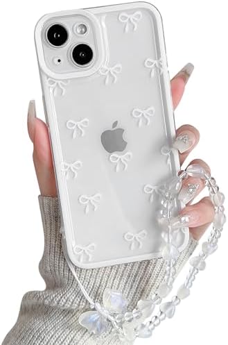 Amazon.com: NITITOP Compatible with iPhone 13 Case Cute Clear Durable ...