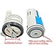 Toilet Flush Valves 2-Inch Replacement Valve Kit Assembly for One Piece ...
