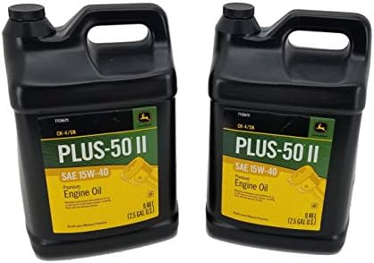 Amazon.com: John Deere Aceite de motor Plus-50 II SAE 15W-40 CK4/SN ...