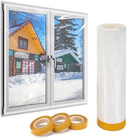 HADOR Window Insulation Kit for Winter 59 in X 99 in, Reflective ...