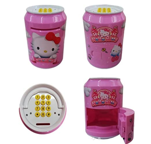 PATLY Cartoon Character Piggy Bank with Password Lock ATM Machine for ...