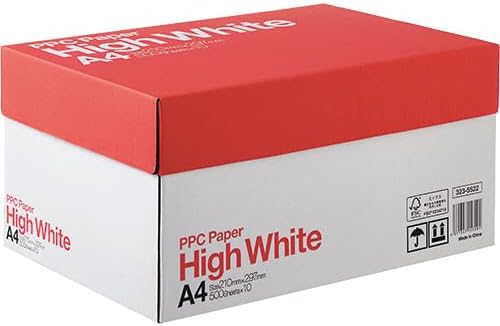 Amazon | PPC PAPER High White A4 1箱（5000枚：500枚×10冊） | コピー用紙 | 文房具・オフィス用品